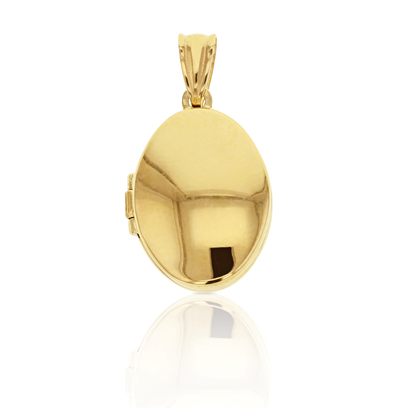 9Y PLAIN POLISHED LOCKET | Golden Mile Jewellery Manufacturers - Website